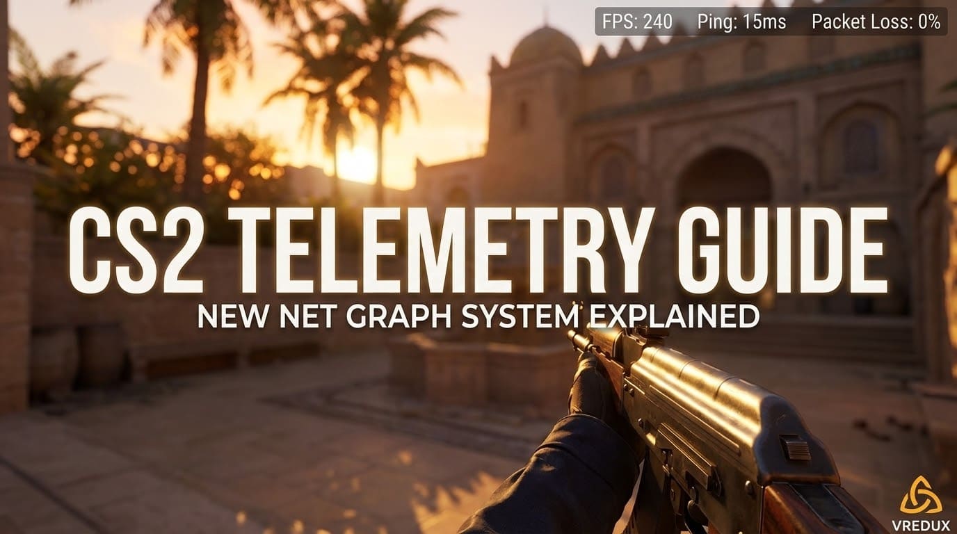 CS2 (CS:GO) net graph command: telemetry, ping, show console network | VREDUX.COM